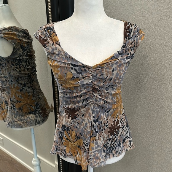 Anthropologie | Tops | Anthropologie Weston Wear Top Shirt Blouse Tee V ...